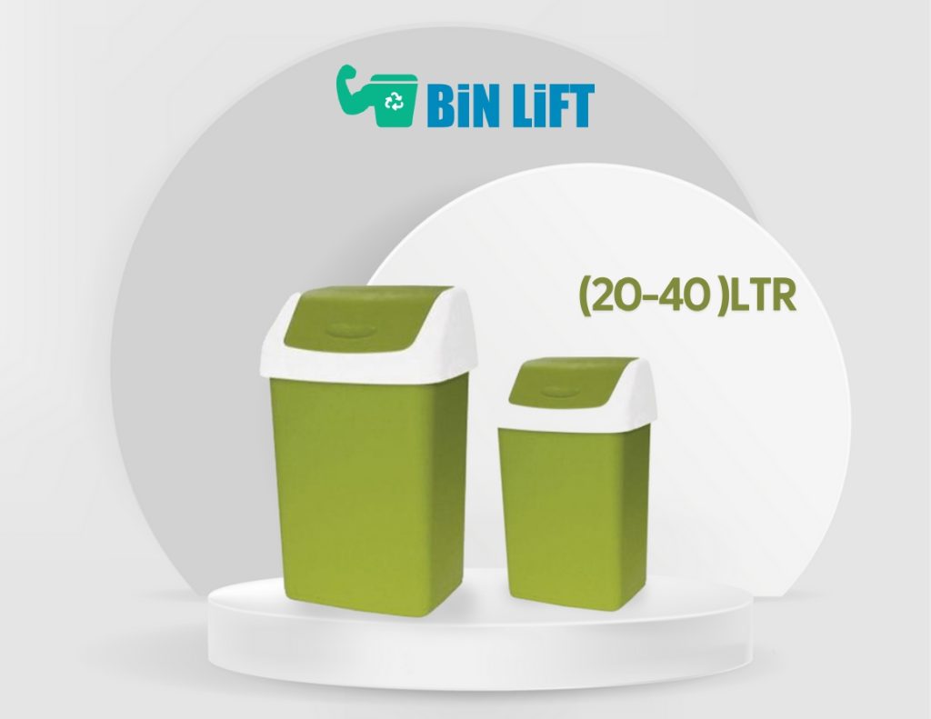 Commercial Trash Bin with Flip Top in Qatar | Bin Lift Services