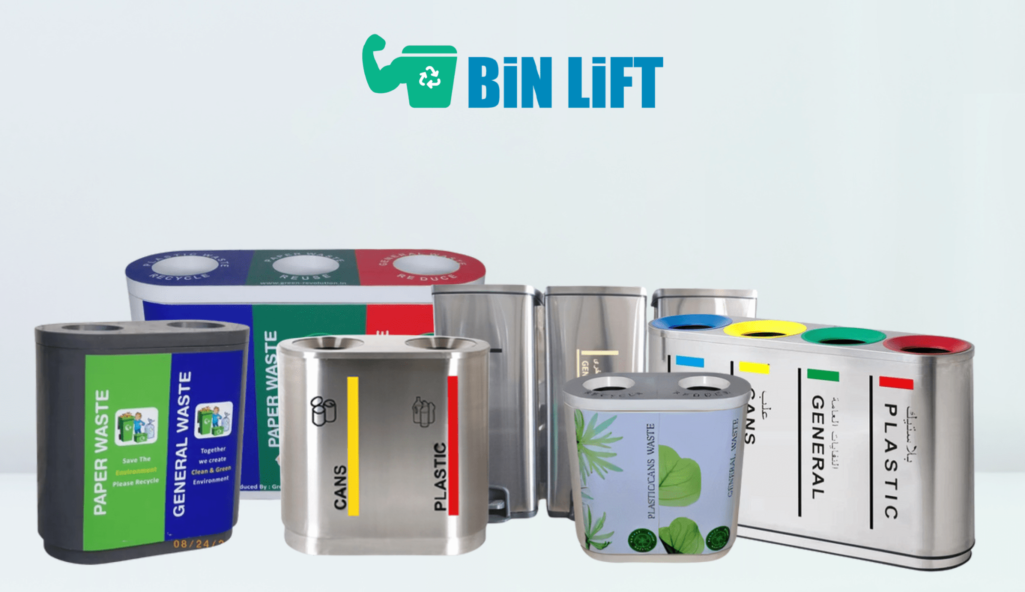 Garbage Bins for Indoor & Outdoor in Qatar | Bin Lift Services