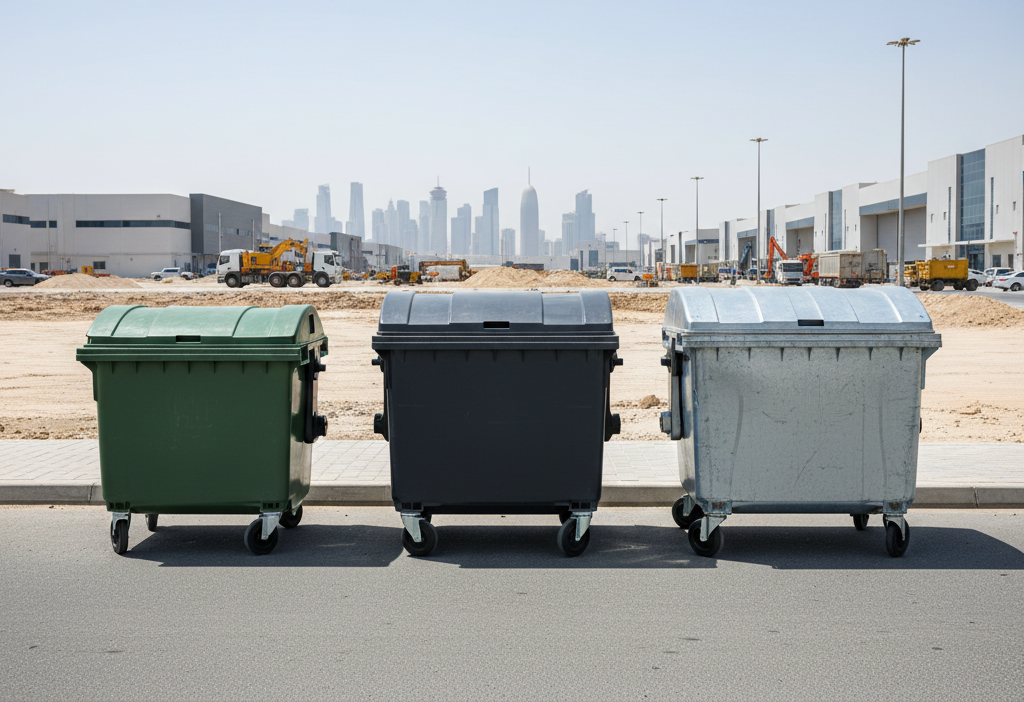 660L & 1100L Garbage Bins in Qatar For The Heavy-Duty Waste Solutions ...